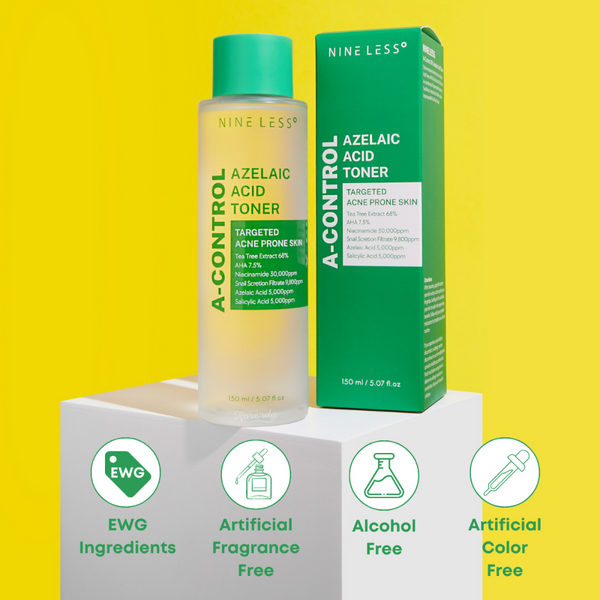 Nineless - A Control Azelaic Acid Toner (Geniş Gözenek Siyah & Beyaz N ...