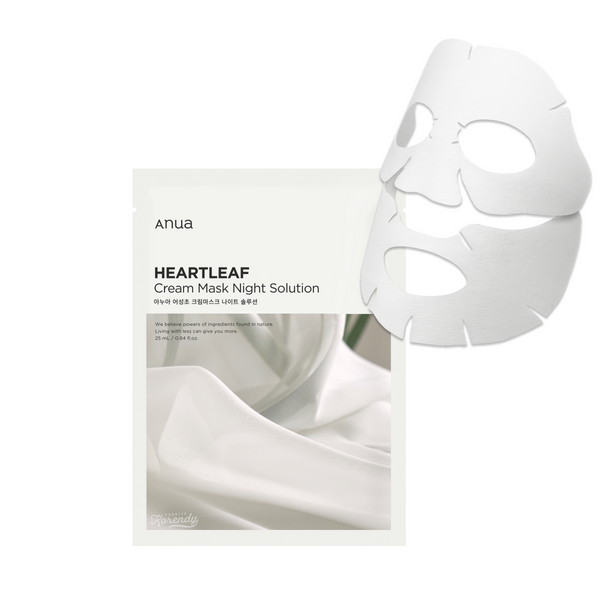 Anua - Heartleaf Cream Sheet Mask Night Solution (Bariyer Koruyucu Nem ...