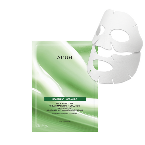 Anua - Heartleaf Cream Sheet Mask Night Solution (Bariyer Koruyucu Nem ...