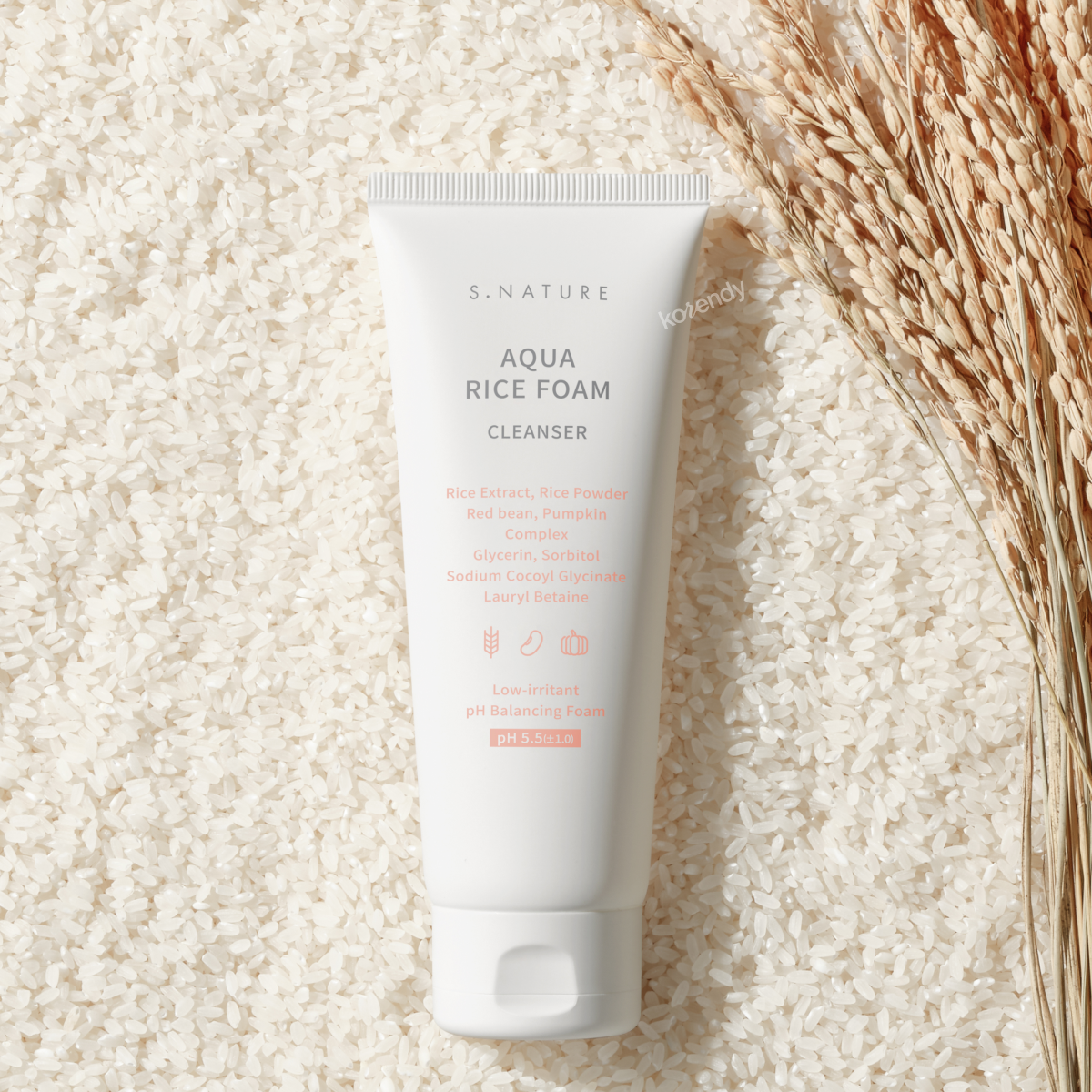 S. Nature Aqua Rice Foam Cleanser – Korendy