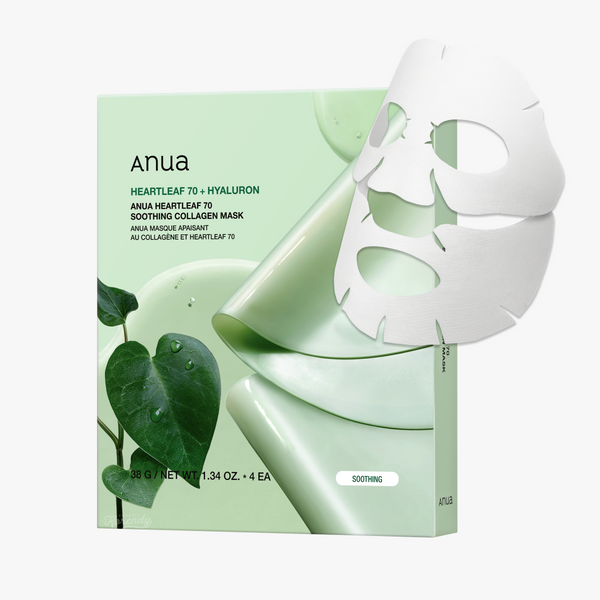 Anua - Collagen Mask * Heartleaf 70 Soothing (Stres Önleyici ve Nemlen – Korendy