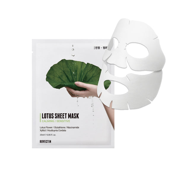 Rovectin - Calming Lotus Sheet Mask (Cilt Hasarına Karşı Koruyucu Lotu ...